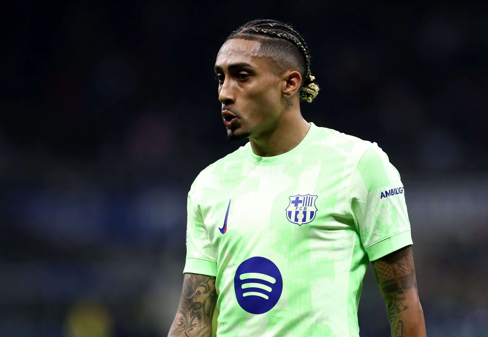 Raphinha déçoit la presse française face à l'Inter Milan